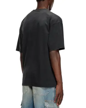 DIESEL® Relaxed Fit Logo Graphic T-shirt - Black