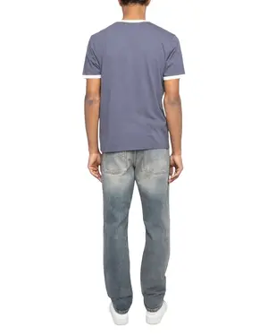 Zadig&Voltaire Woody Logo Ringer T-shirt - Storm