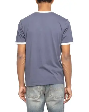 Zadig&Voltaire Woody Logo Ringer T-shirt - Storm