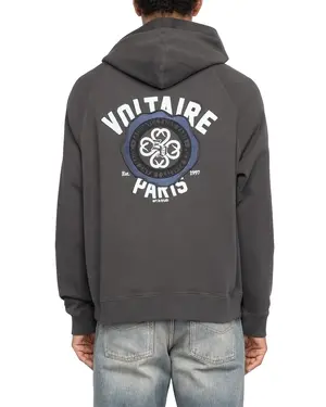 Zadig&Voltaire Georgio Logo Graphic Hoodie - Carbone
