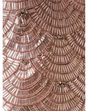Aidan Mattox Beaded Midi Dress