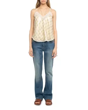 Zadig&Voltaire Christy Sequinned Camisole - Vanille