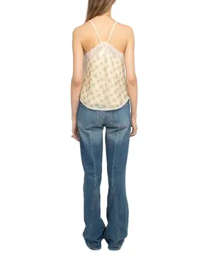 Zadig&Voltaire Christy Sequinned Camisole - Vanille