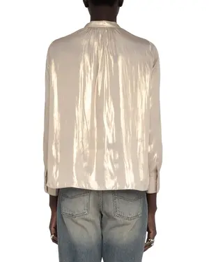 Zadig&Voltaire Tink Satin Blouse - Gold