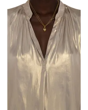 Zadig&Voltaire Tink Satin Blouse - Gold