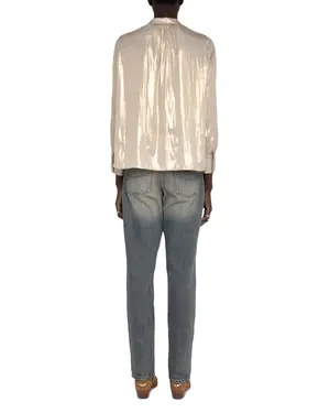 Zadig&Voltaire Tink Satin Blouse - Gold