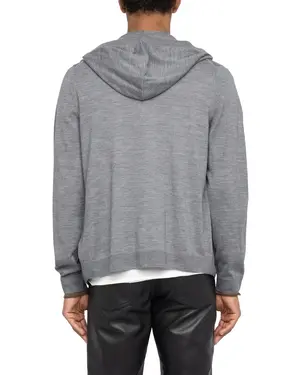 Zadig&Voltaire Double Cuff Logo Hoodie - Gris Chine