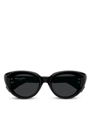 Saint Laurent Cat Eye Sunglasses, 53mm - Black