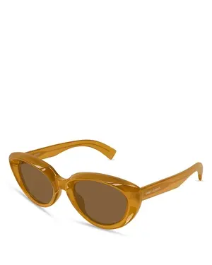 Saint Laurent Cat Eye Sunglasses, 53mm - Yellow