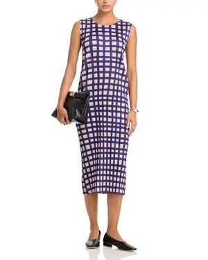 Issey Miyake Basket Midi Dress