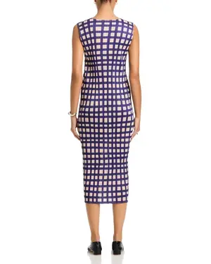 Issey Miyake Basket Midi Dress