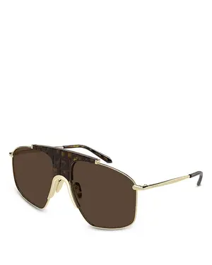 Alaïa Pilot Sunglasses, 60mm - Gold