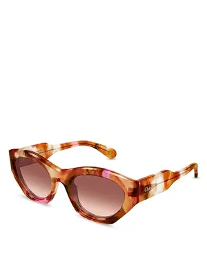 Chloé Cat Eye Sunglasses, 53mm - Havana/orange