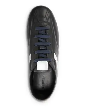Alexander McQueen Boxe Nappa Leather Sneakers - Charcoal