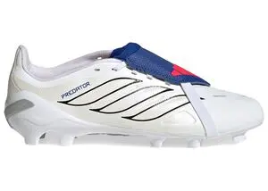 Adidas Predator League Fold-over Tongue Fg - Cloud White/zero Metalic/royal Blue