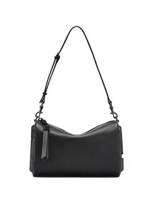 Marc Jacobs The Dtm Snapshot Leather Shoulder Bag - Black