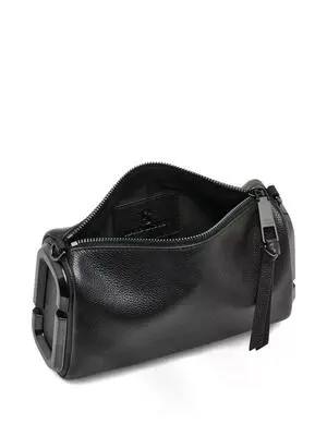 Marc Jacobs The Dtm Snapshot Leather Shoulder Bag - Black