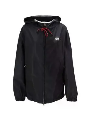 Miu Miu Hooded Zipped Jacket