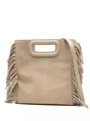Maje Fringed Top-handle Tote Bag