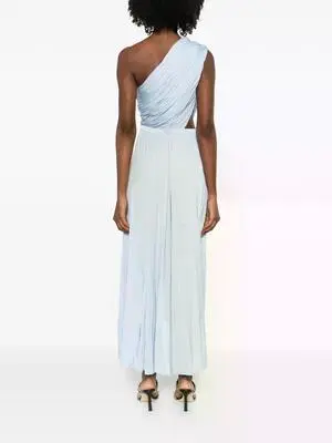 Maje One-shoulder Cut-out Midi Dress