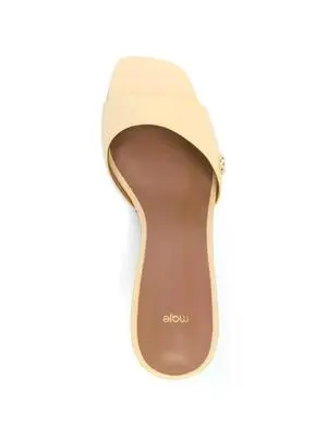Maje Ornament Heeled Sandals - Neutrals