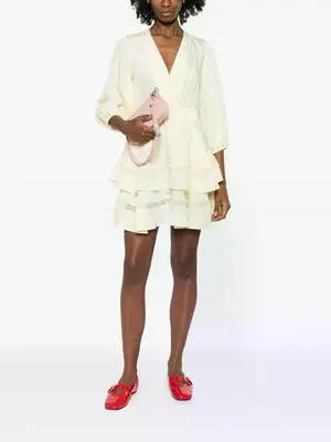 Maje Ruffled Tiered Mini Dress