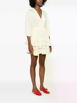 Maje Ruffled Tiered Mini Dress