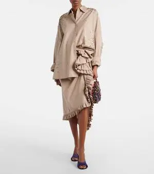 Dries Van Noten Sequined Top-handle Bag