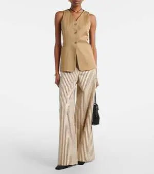 Max Mara Falla Cotton Vest - Beige