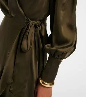 Zimmermann Silk Wrap Dress