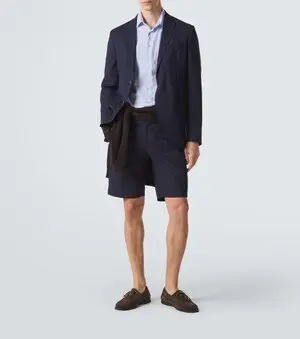 SLOWEAR Cotton-blend Tailored Shorts
