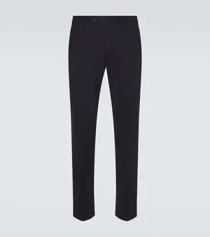 Brioni Pienza Cotton-blend Straight Pants