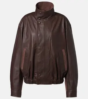 LEMAIRE Leather Blouson Jacket