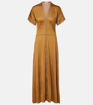 LEMAIRE Jersey Maxi Dress - Brown