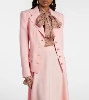Dolce & Gabbana Wool-blend Jacket - Pink