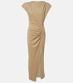 Gathered Midi Dresses