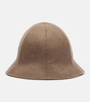 Loro Piana Zaltana Cashmere And Silk Hat - Beige