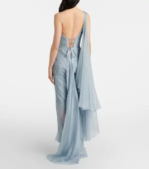 MARIA LUCIA HOHAN Florencia One-shoulder Gown
