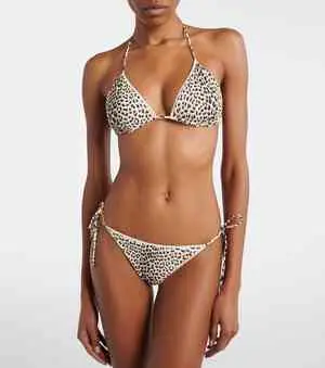 Roberto Cavalli Printed Bikini Top