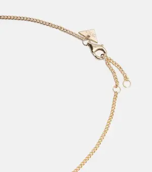 Prada Logo Pendant Necklace - Gold