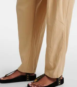 Isabel Marant Étoile Falcona Wide-leg Pants - Beige