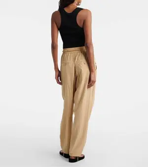 Isabel Marant Étoile Falcona Wide-leg Pants - Beige