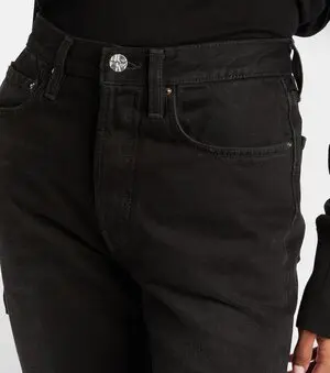TOTEME Distressed Straight Jeans