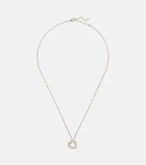 REPOSSI Antifer 18kt Rose Pendant Necklace With Diamonds - Gold