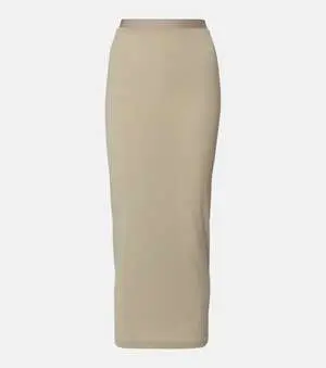 Wardrobe.NYC Sheer Pencil Skirt - Grey