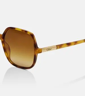 Chloé Judy Square Sunglasses - Brown