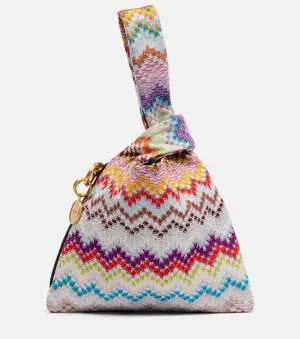 Missoni Jacquard Top-handle Bag - Multicoloured