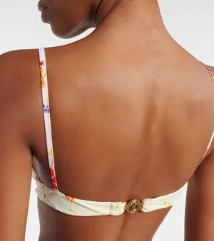 Roberto Cavalli Printed Bikini Top