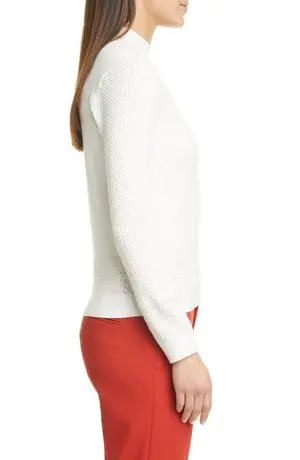 Club Monaco Pointelle Cable Knit Sweater