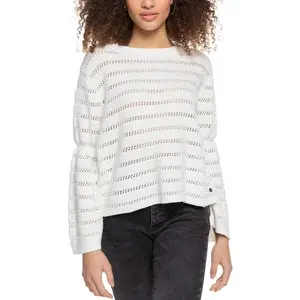 Roxy Aloha Open Stitch Cotton-blend Sweater